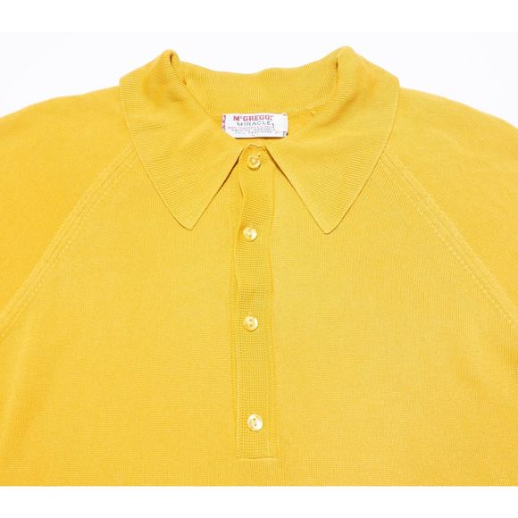 McGregor | Shirts | Vintage 6s Mcgregor Miracle Knit Polo Mens Large ...